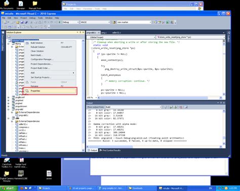 Compile Libpng As A Static Library For Windows With Visual Studio Express Small Projects