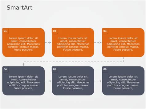 Smartart Process Vertical Bending 4 Steps Slideuplift