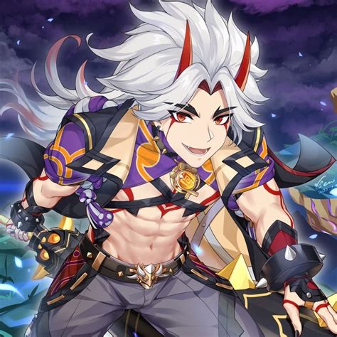 Pin On Arataki Itto Anthro Furry Funny Anime Pics Anime Images