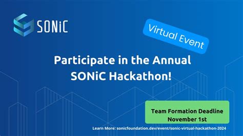 sonic on linkedin sonic hackathon networking innovation