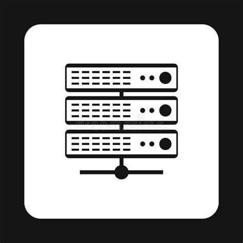 Database Icon Simple Style Stock Vector Illustration Of Design Internet 83179888