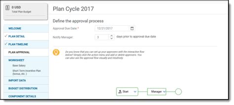 Set Up The Plan Approval Process
