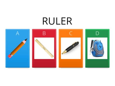 School Objects Test Quiz