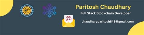 paritosh chaudhary blockchain developer ex hcl solidity ethereum