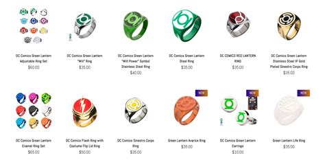 Green Lantern Jewelry And Collectibles Jewelry Brands Shop