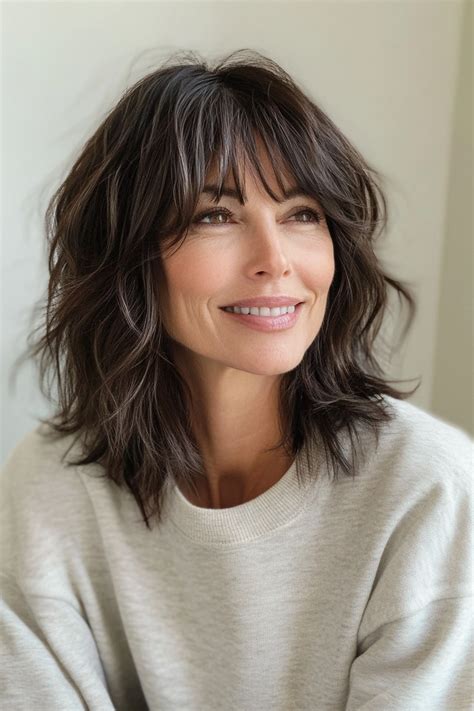 34 Elegant Hairstyles For Women Over 50 With Bangs In 2024 Artofit