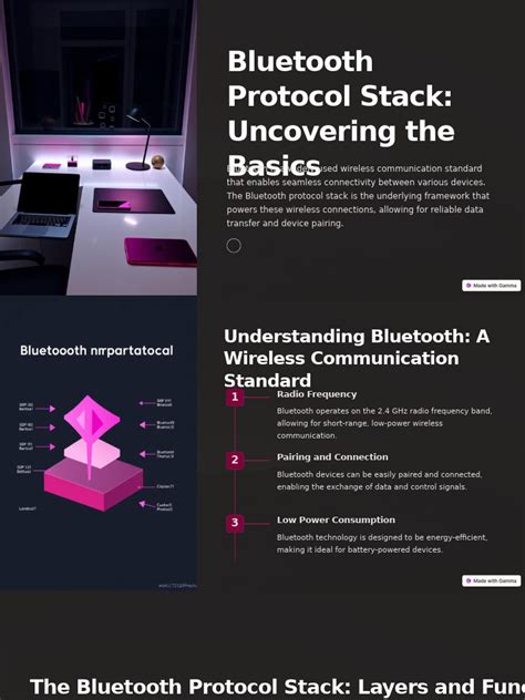 Bluetooth Protocol Stack Uncovering The Basics Pdf Bluetooth