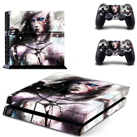 Sexy Girl Warrior Skin Sticker For Playstation Ps4
