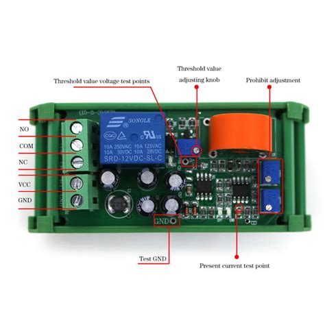 AC Current Detection Sensor Switch Analog Output Logoele Com