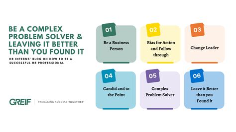 Hr Interns Blog 5 Be A Complex Problem Solver And Leaving It Better Than You Found It