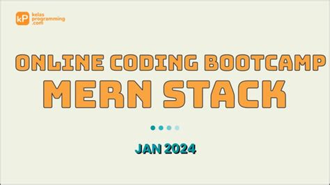 Online Coding Bootcamp Mern Stack 2024 Kelas Programming
