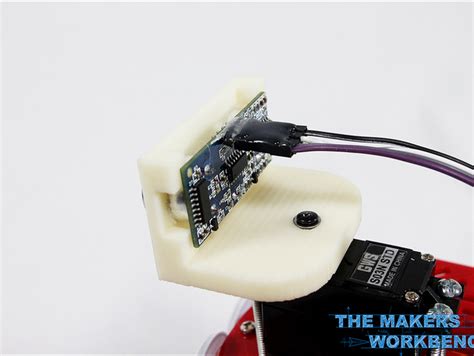 Arquivo Stl Hc Sr04 Ultrasonic Distance Ping Sensor Servo Mount 📱 ・design Para Download E