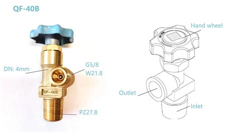 Oxygen Cylinder Valves Cga540 Cga320 Cga580 Reliable And Durable