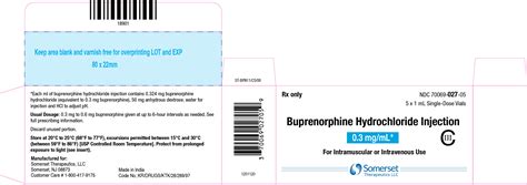Buprenorphine Injection Package Insert Prescribing Info