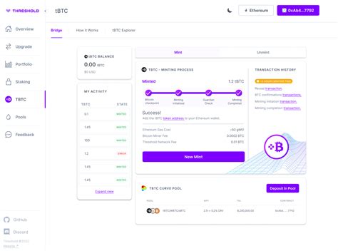 Add Broken Down Fees In The Success Page · Issue 481 · Threshold Networktoken Dashboard · Github