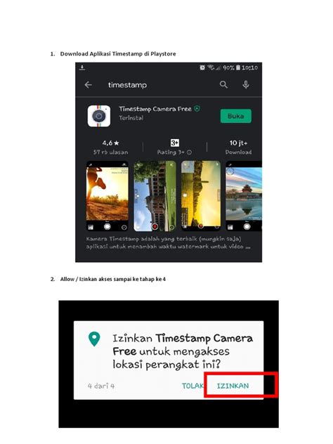 Tutorial Timestamp Pdf