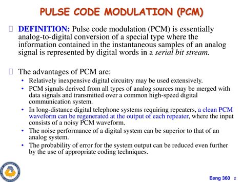 Ppt Chapter 3 Pulse Code Modulation Powerpoint Presentation Free