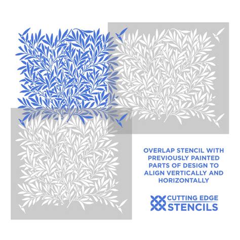 Willow Stencil By William Morris Vintage Stencil Patterns For