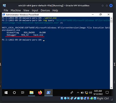 Malware Development Persistence Part 10 Using Image File Execution Options Simple C