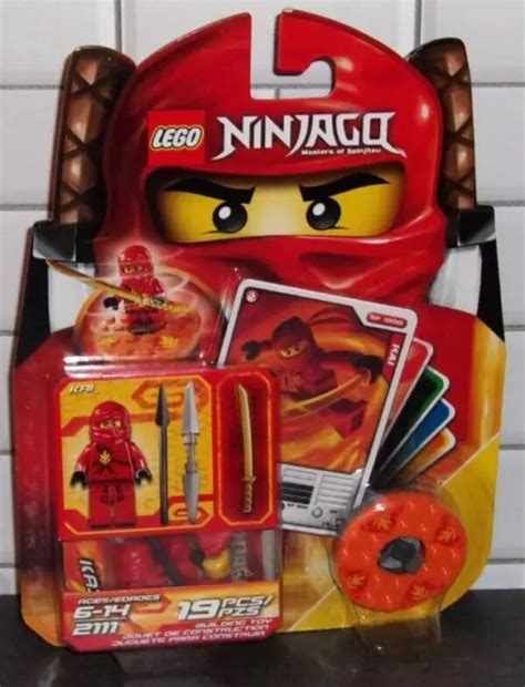 LEGO NINJAGO KAI RED SPINNER SET Minifigure Pcs Spinjitzu Sealed EUR