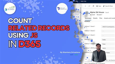 How To Count Subgrid Records In Dynamics 365 Using Javascript Youtube