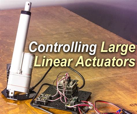 Control A Large Linear Actuator With Arduino Artofit