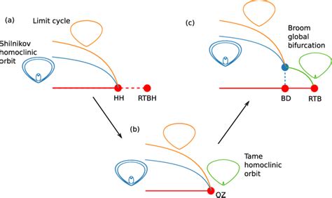 Schematic Representation Of The Different Bifurcation Scenarios Around