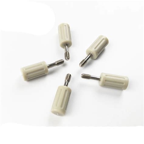 4 40unc D Sub Vga Plastic Knurled Head Thumb Screw For Computer