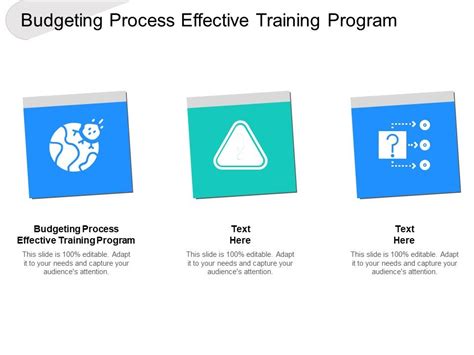 Budgeting Process Effective Training Program Ppt Powerpoint Presentation In