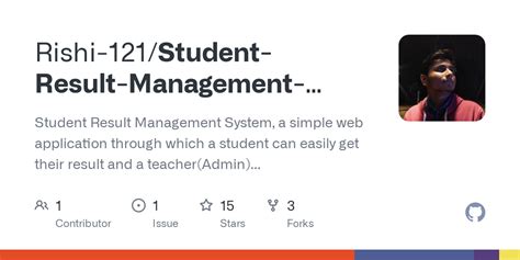 GitHub Rishi Student Result Management System Student Result Management System A Simple