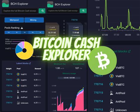 A New Block And Mempool Explorer Is Out For The Bitcoin Cash Community Rbtc