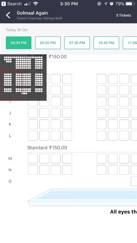 How To Implement Seat Selection On Small Screen Mobile Devices User