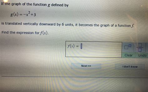 Solved If The Graph Of The Function G Defined By G X X 2