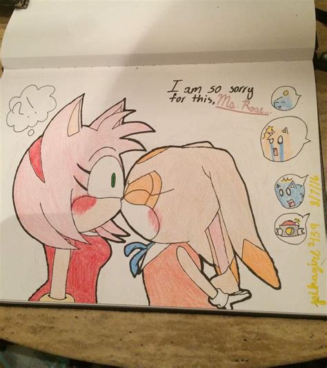 Amy X Cream Requested By Anonymous Sonic The Hedgehog Amino