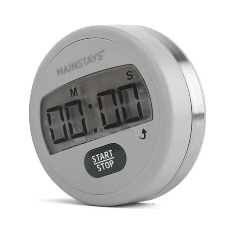 Mainstays Digital Kitchen Timer Magnetic Countdown Count Up Timer With