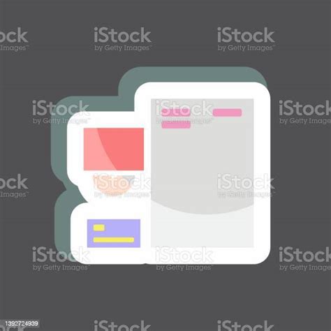 스티커 브랜딩 교육 기호에 적합합니다 편집 가능한 간단한 디자인 디자인 템플릿 벡터 간단한 기호 그림 가격에 대한 스톡 벡터