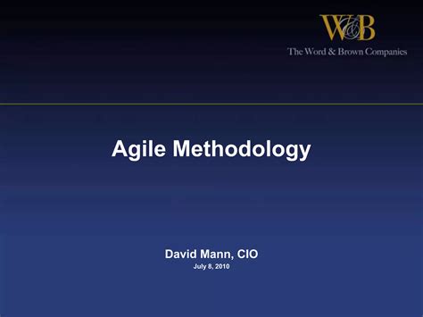 Agile Methodology V 45 S Ppsx Computer Software And Applications