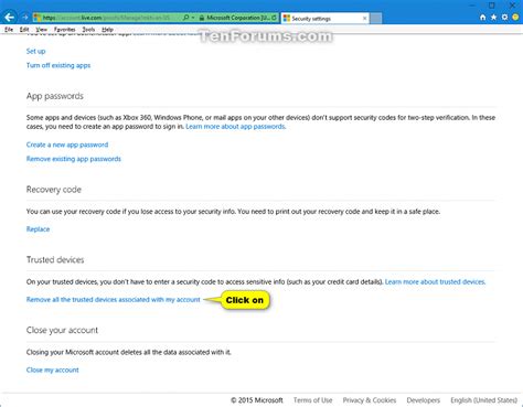 Add Or Remove Trusted Devices For Microsoft Account Tutorials