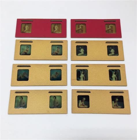 Vintage Nude Pin Up Girl 3d Slide Viewer With 8 Slides Lqqk