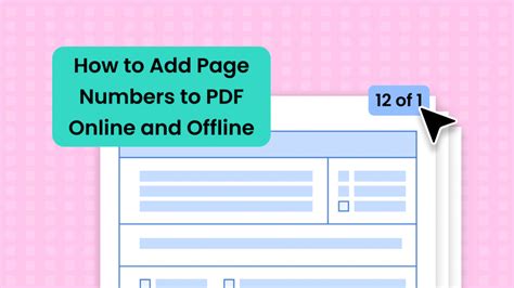 add page numbers to any pdf for easy organization updf