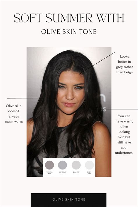 Soft Summer With Olive Warm Looking Skin In 2025 Olive Skin Tone