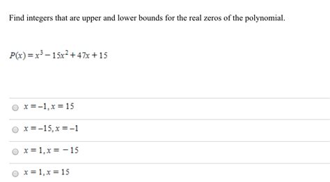 solved find integers that are upper and lower bounds for the