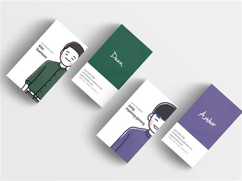 전문가프리랜서회사프로필 캐리커쳐 명함 제작 크몽