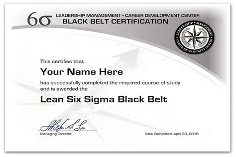 Lean Six Sigma Black Belt Certification Practice Test Geeks