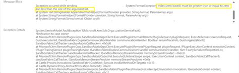 Microsoftxrmremoteplugingrpcsandboxfabricgrpcclient Error From Plugin In Dynamics 365