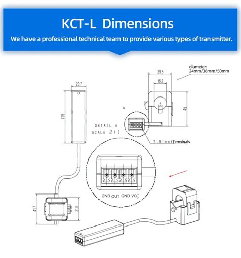KCT 16L Current Sensor Hall Effect For New Energy Vehicles