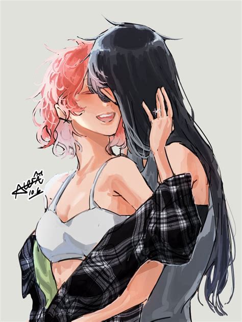 Koga Mitsuki And Oosawa Aya Kininatteru Hito Ga Otoko Ja Nakatta Drawn By Ateraisdum Danbooru