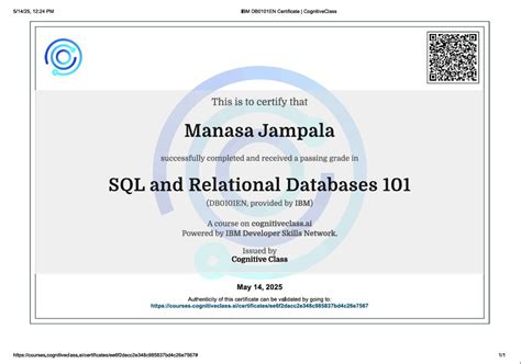 Sql Learningjourney Dataskills Ibm Cognitiveclass
