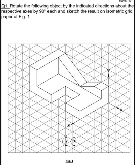Solved Q Rotate The Following Object By The Indicated Chegg