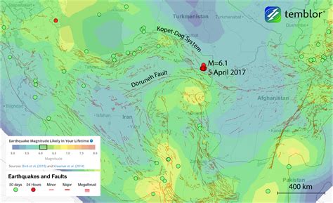 Iran Fault Map Iran Earthquake Map Earthquake Forecast Map